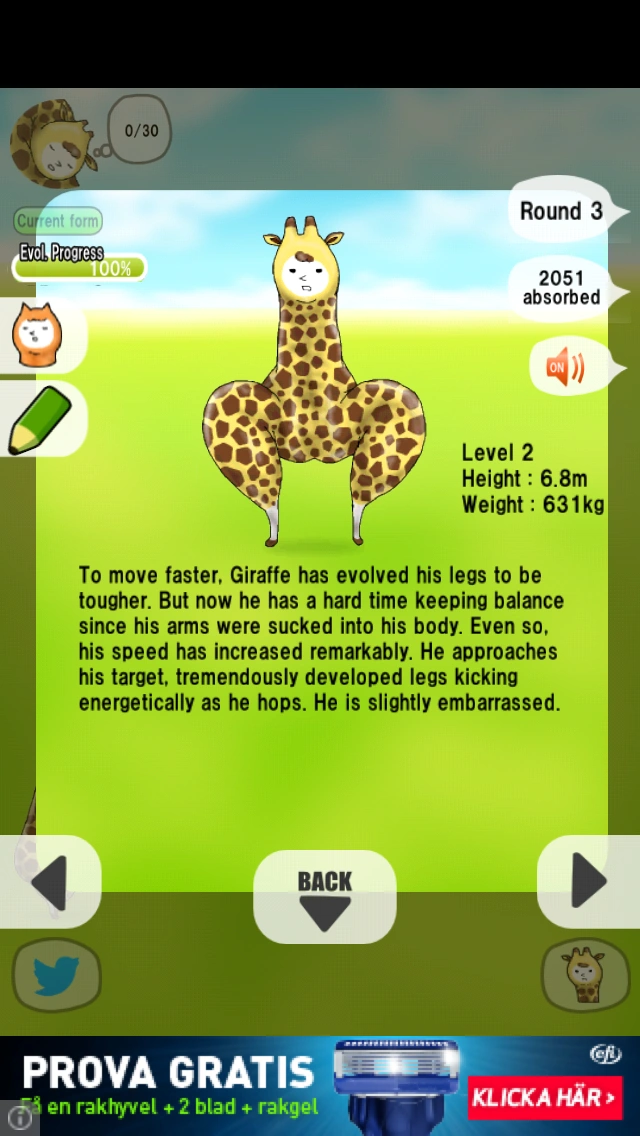 Giraffe level 2 | Alpaca Evolution Wiki | Fandom