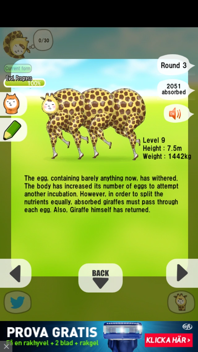 Giraffe level 9 | Alpaca Evolution Wiki | Fandom