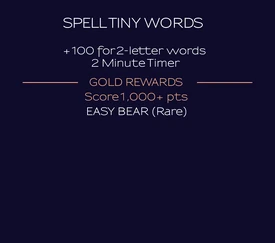 Spell Tiny Words | Unofficial Alphabear Wikia | Fandom