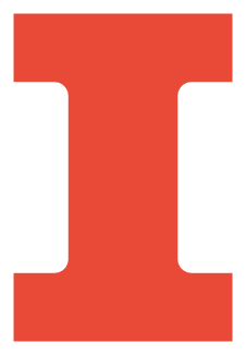 Orange Letter I