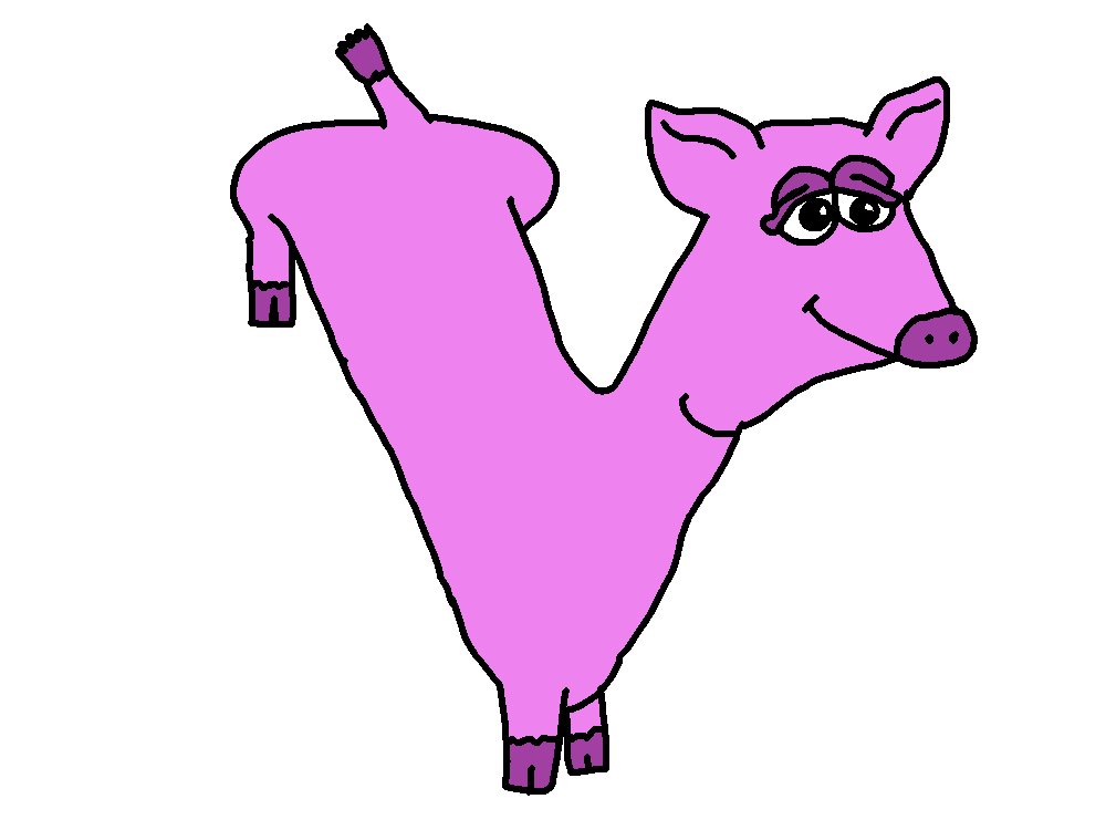 Violet Pig | Alphabetimals Wiki | Fandom