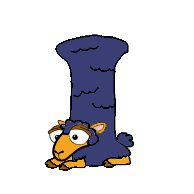 Indigo Sheep | Alphabetimals Wiki | Fandom
