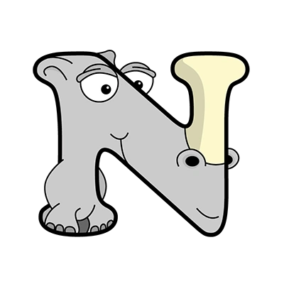 Næsehorn | Alphabetimals Wiki | Fandom