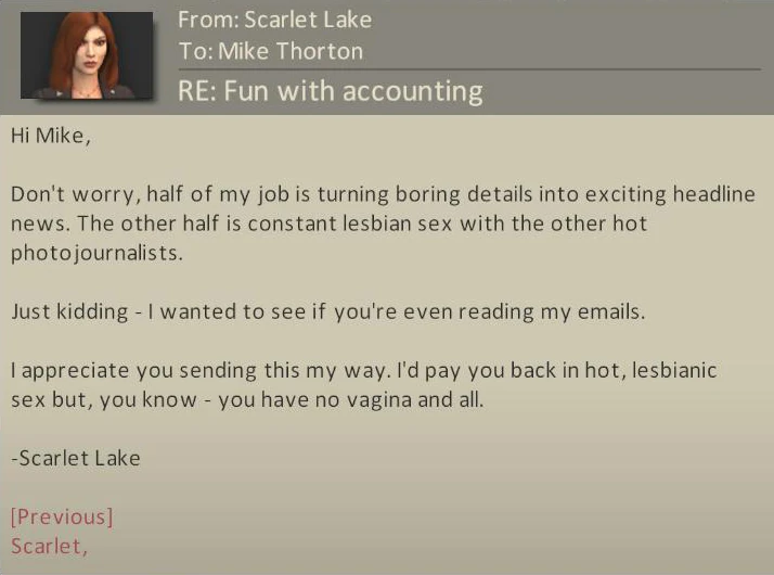 E-mail | Alpha Protocol Wiki | Fandom