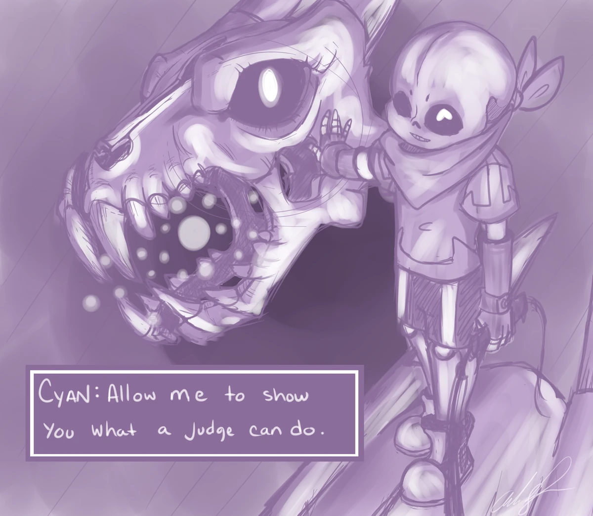 Cyan!sans | Alphatale Wiki | Fandom