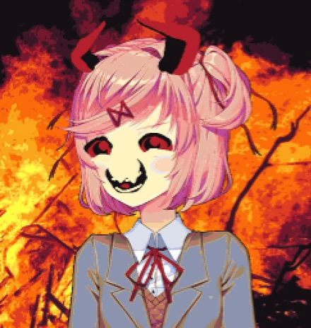 Evil Natsuki | Alt Battles Wiki | Fandom