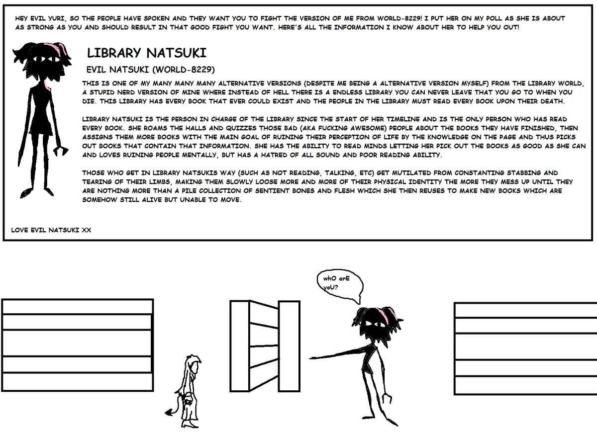 Library Natsuki | Alt Battles Wiki | Fandom