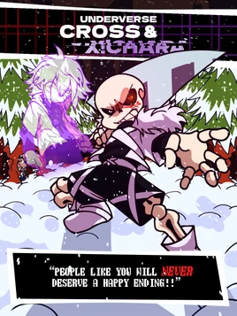 AB:A Cross and X!Chara | Alternate Battlegrounds Wiki | Fandom