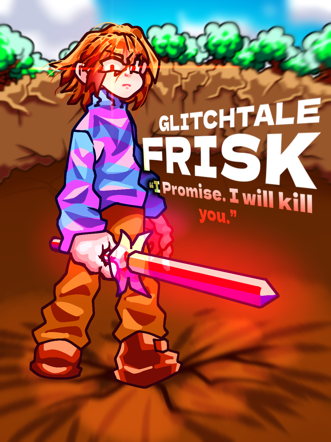 Glitchtale Frisk Alternate Battlegrounds Wiki Fandom