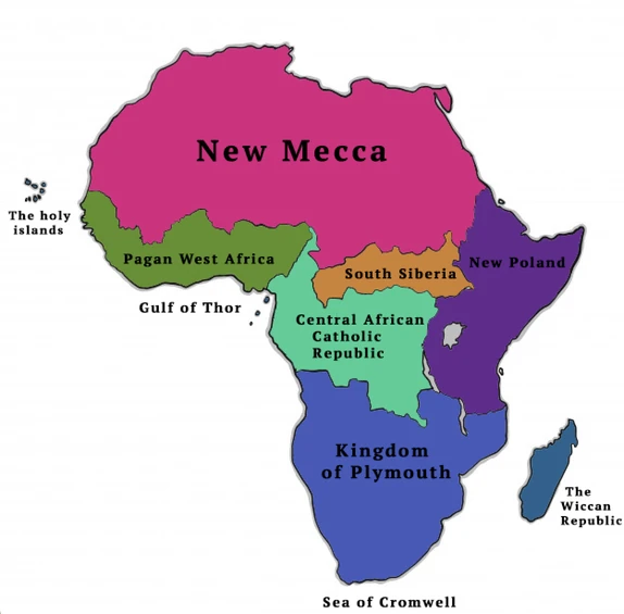 World Map (Puritan States) | Alternate Future Wiki | Fandom