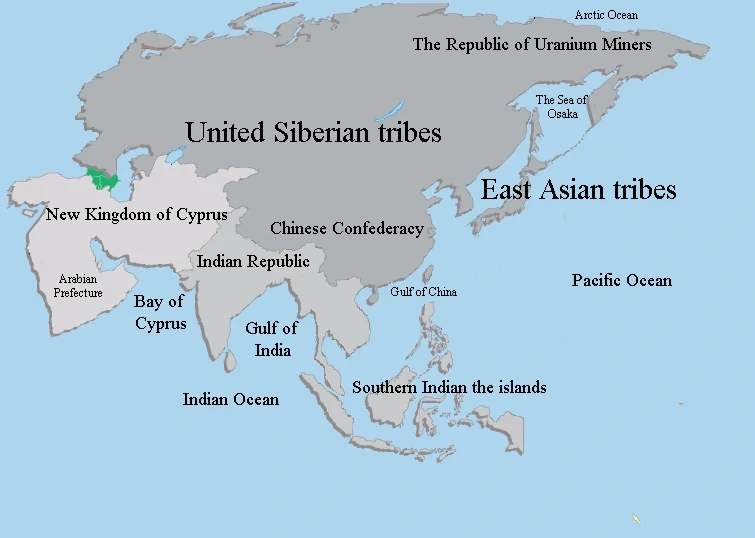 World map (New Asia) | Alternate Future Wiki | Fandom