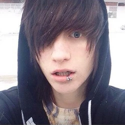 Destery Moore Blue Hair