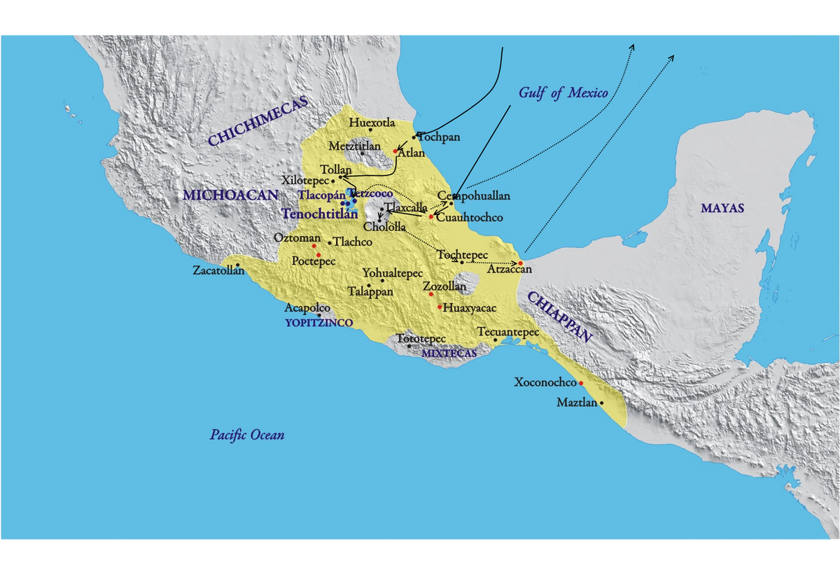 Lake Texcoco Map
