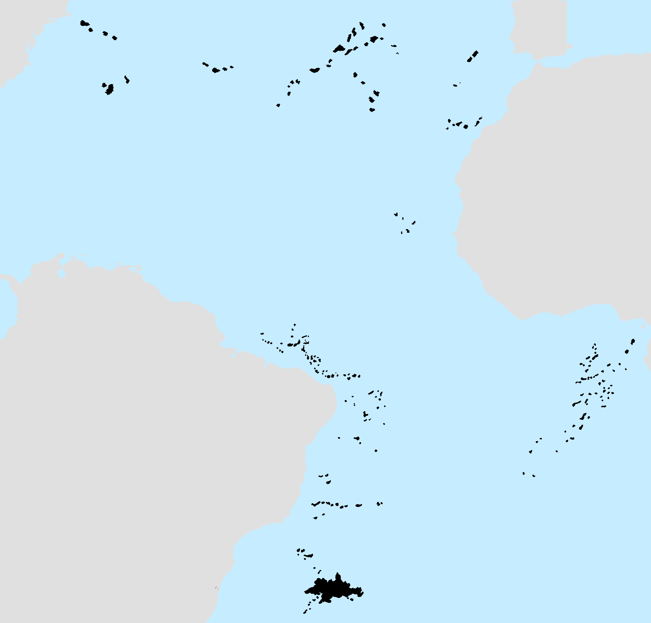 Atlantic Islands Map
