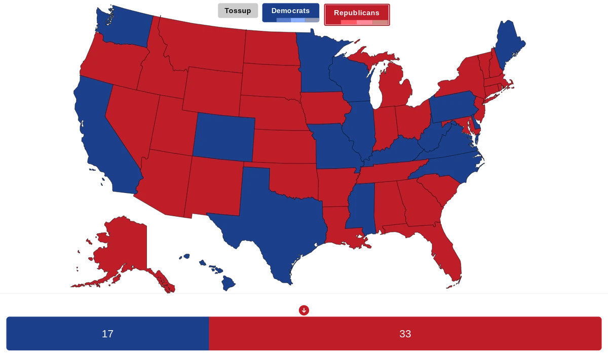 List of current United States governors (A Better Man) | Alternative ...