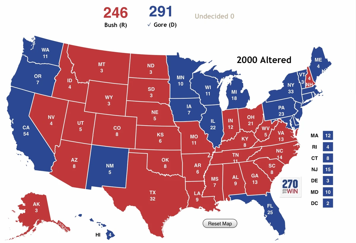 United States presidential election, 2000 (New 21st Century ...