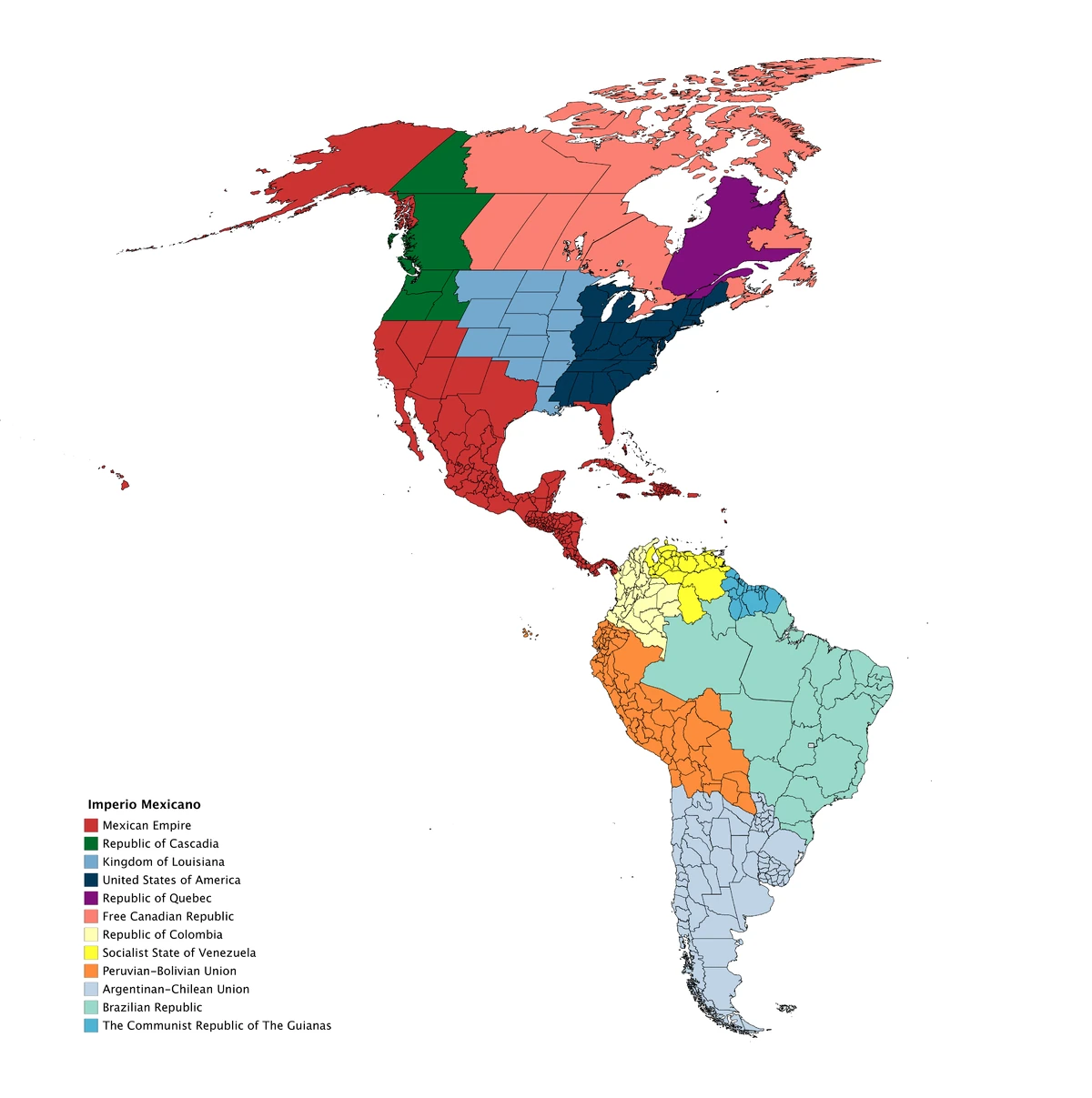 Maps (Imperio Mexicano) | Alternative History | Fandom