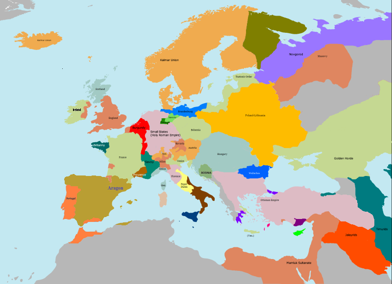 1400-1431 (Imperial Europe Map Game 2) | Alternative History | Fandom