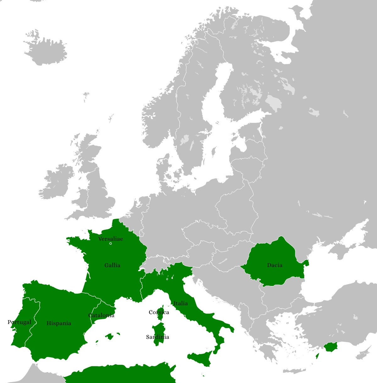 Administrative divisions of the Second Roman Empire (Translatina ...