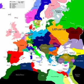 Europe 1430, 1523-1553 (Map Game) | Alternative History | Fandom