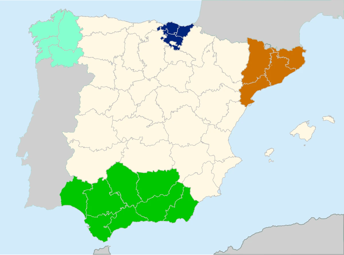 Administrative division of Spain (Twilight of a New Era) | Alternative ...