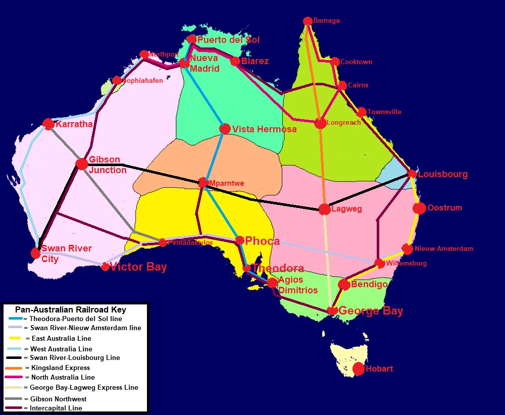 Pan-Australian Railroad (Differently) | Alternative History | Fandom
