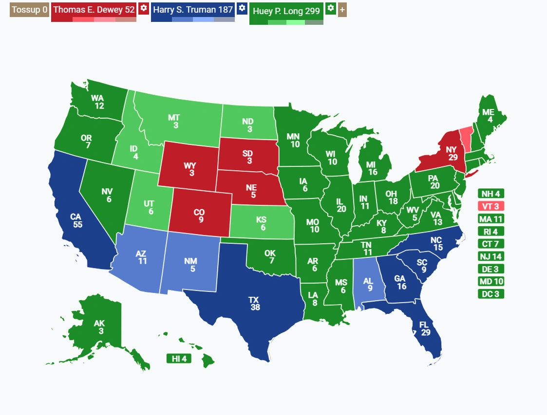 Election 1944 (King-Pin of America) | Alternative History | Fandom