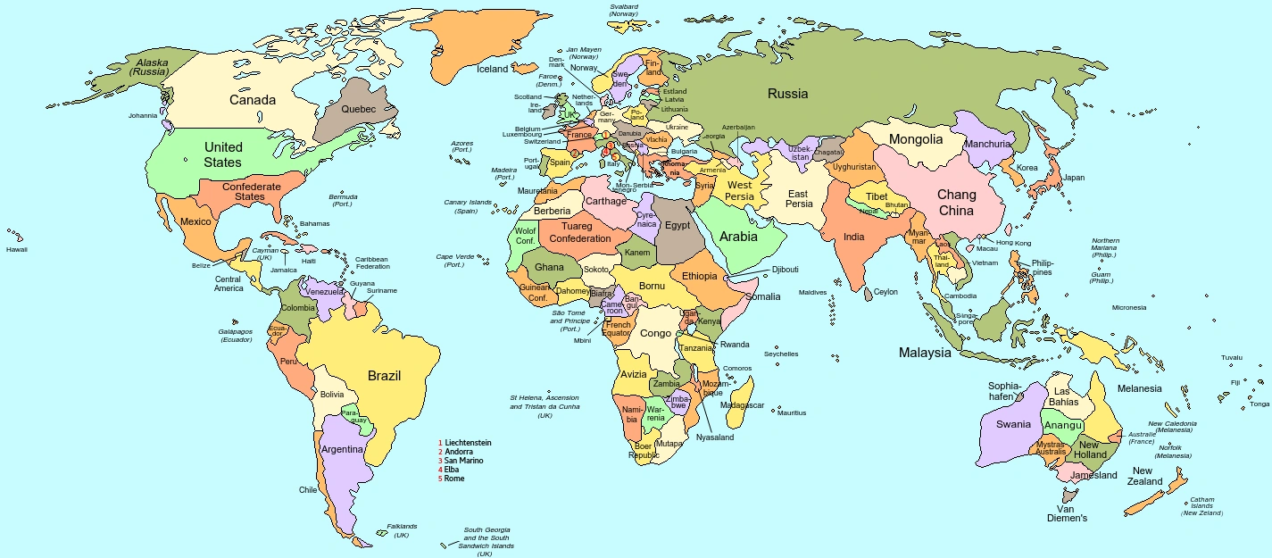 World Map Labeled