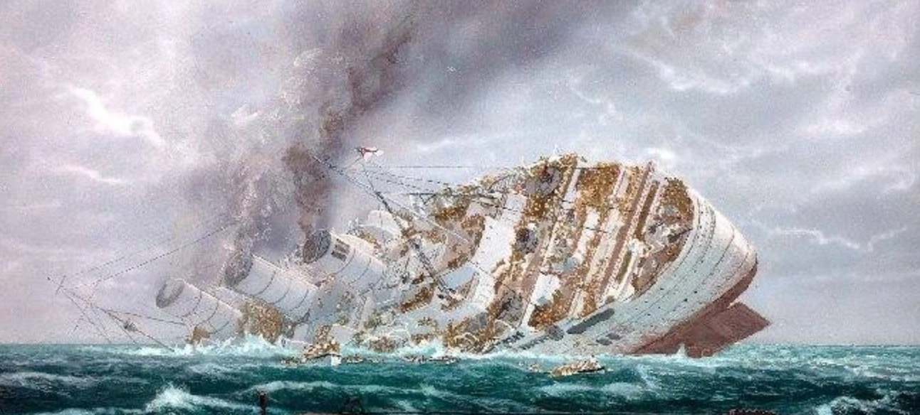 Queen Mary Sinking