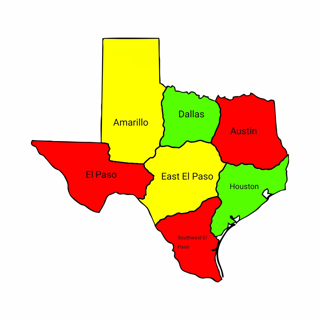 List of Provinces of Texas (USA Collapse) | Alternative History | Fandom