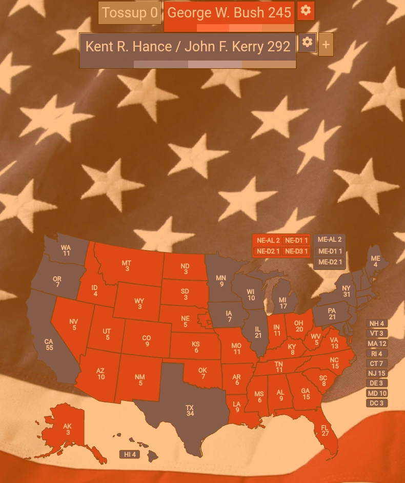 2004 Election (Texas Fighters) | Alternative History | Fandom