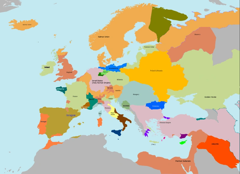 1400-1431 (Imperial Europe Map Game 2) | Alternative History | Fandom