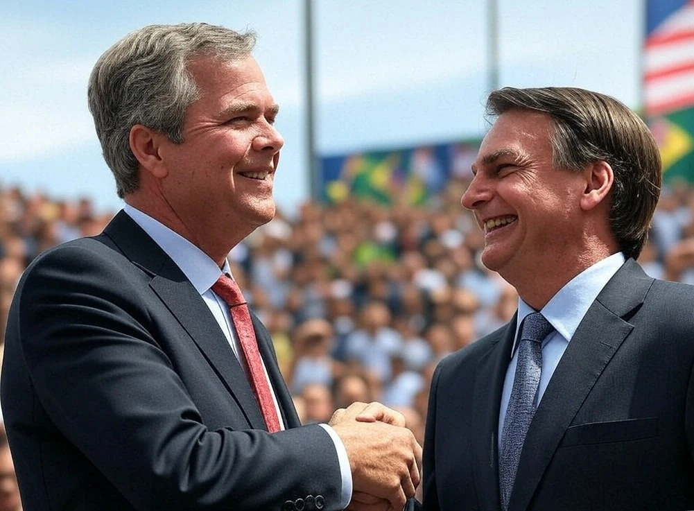 Jeb Bush's visit to Brazil in 2022 (President Clark) | Alternative History | Fandom