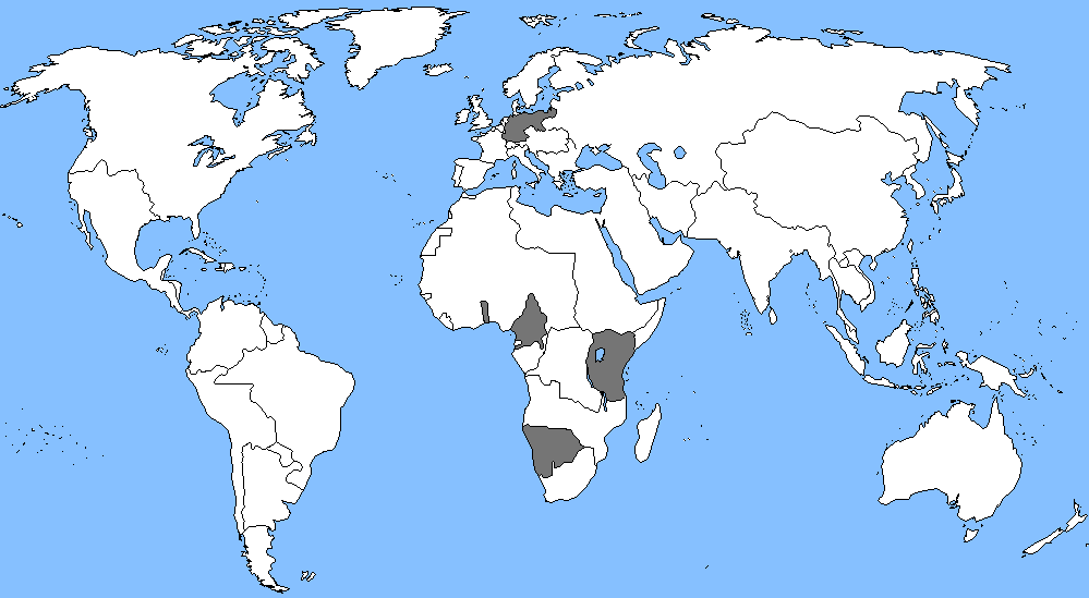 German Colonial Empire Map