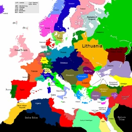Europe 1430, 1554-1584 (Map Game) | Alternative History | Fandom