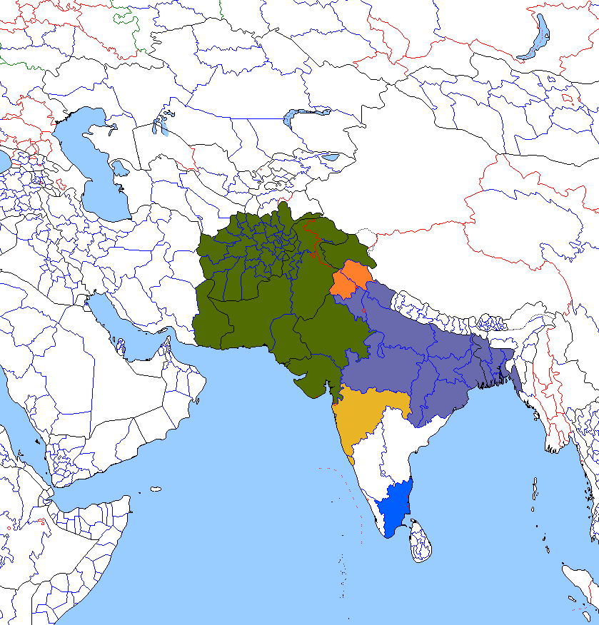 Mughal Dynasty Map