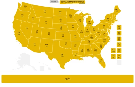 1956 United States presidential election (Lucyandanny) | Alternative ...