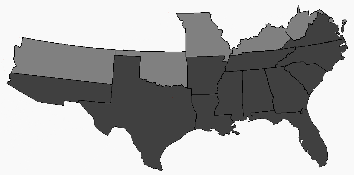 Confederate States of America (Johnston Victorious!) | Alternative ...