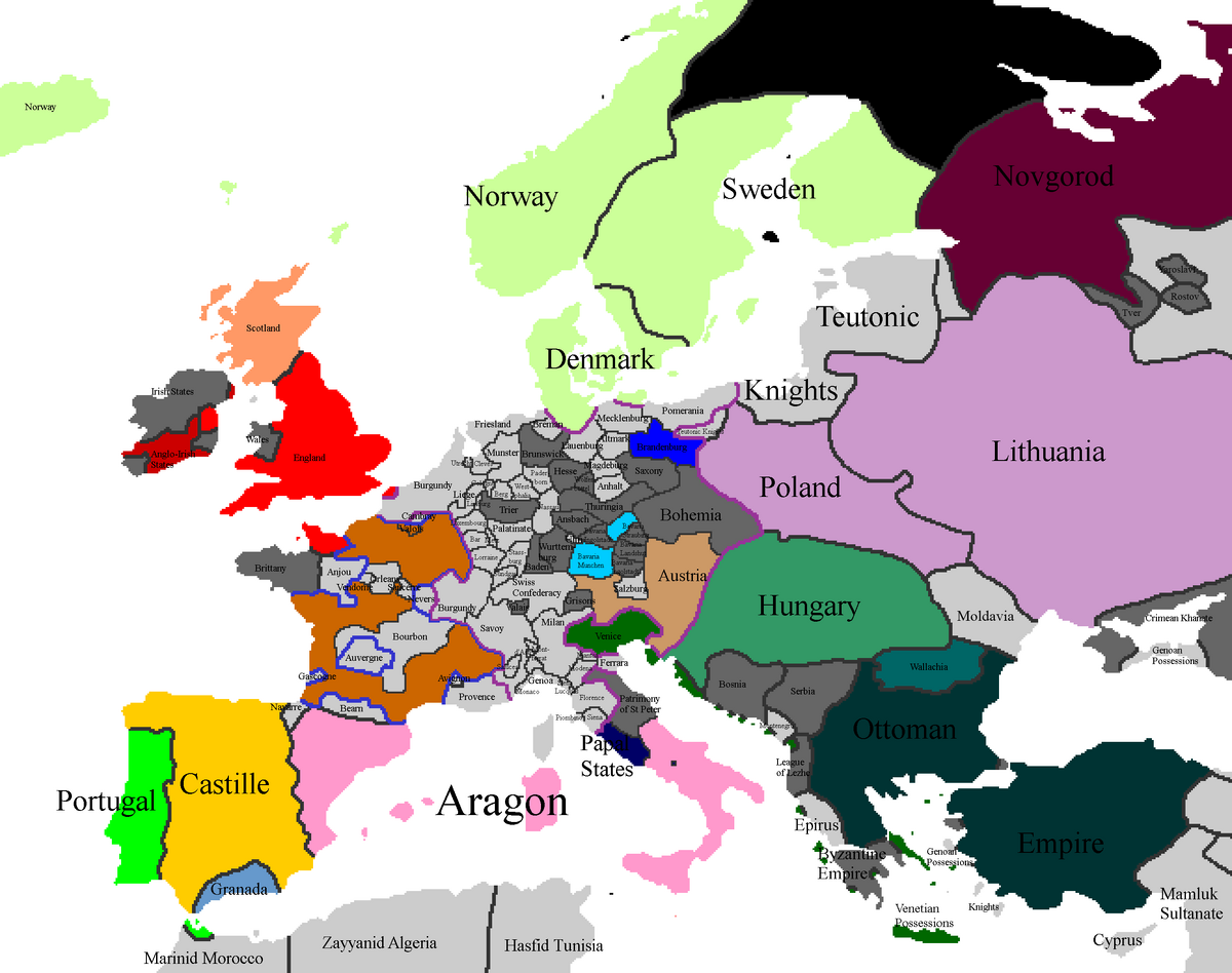 Holy Roman Empire Principia Moderni Ii Map Game Alternative History