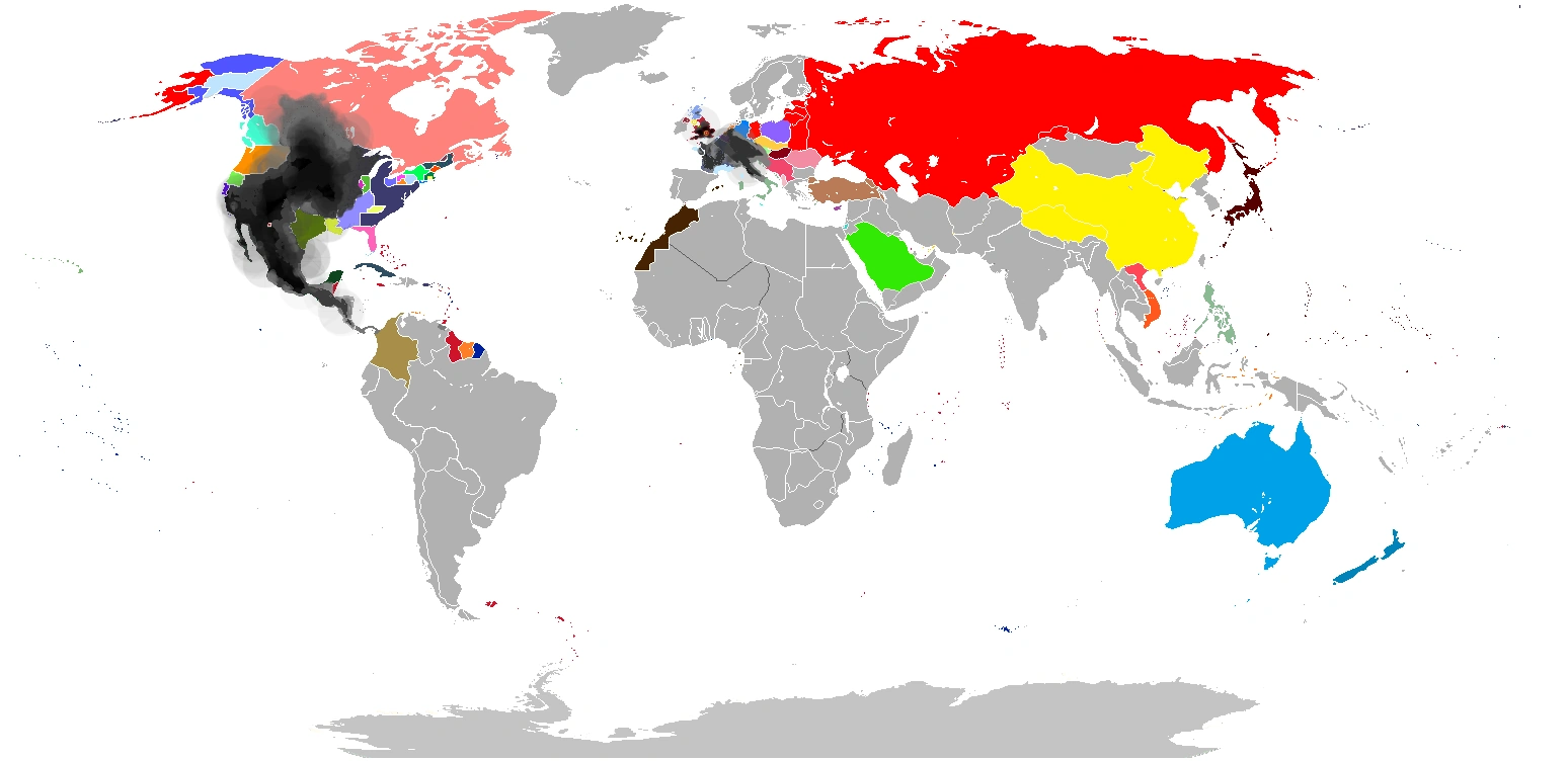 1970 to 1972.25 (Night of the Living Alternate History Map Game ...