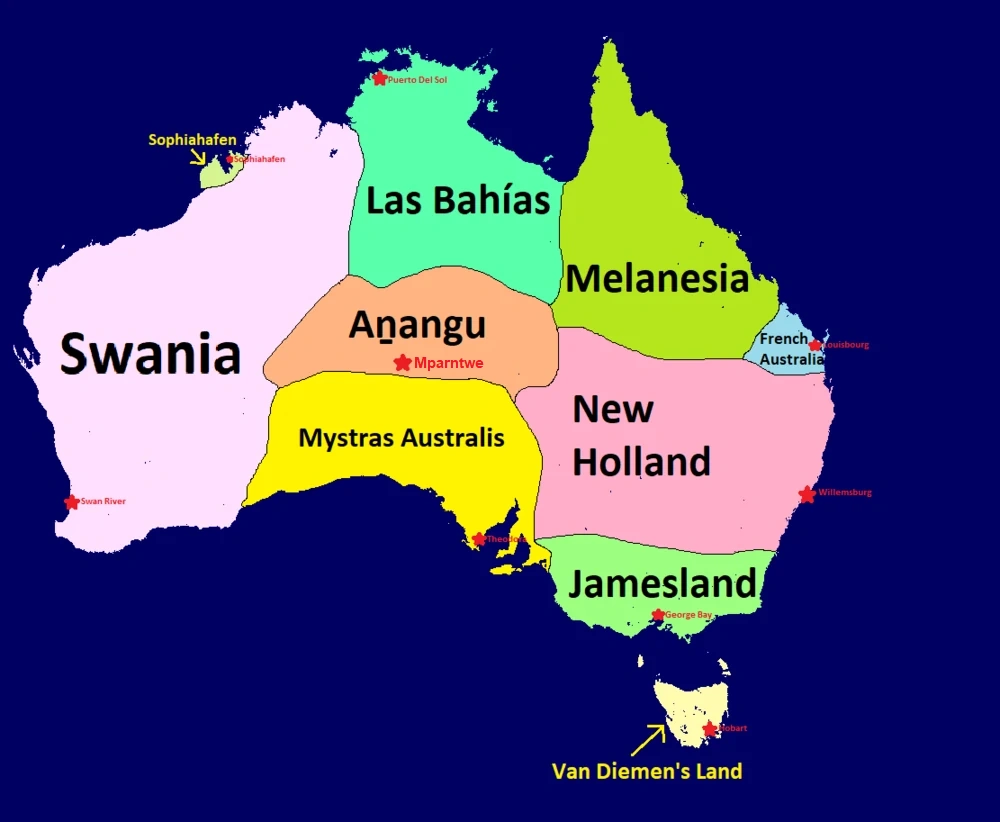 Australia (Differently) | Alternative History | Fandom