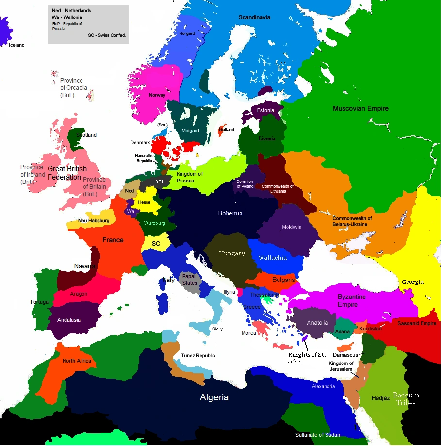 Europe 1430, 1740-1769 (Map Game) | Alternative History | Fandom