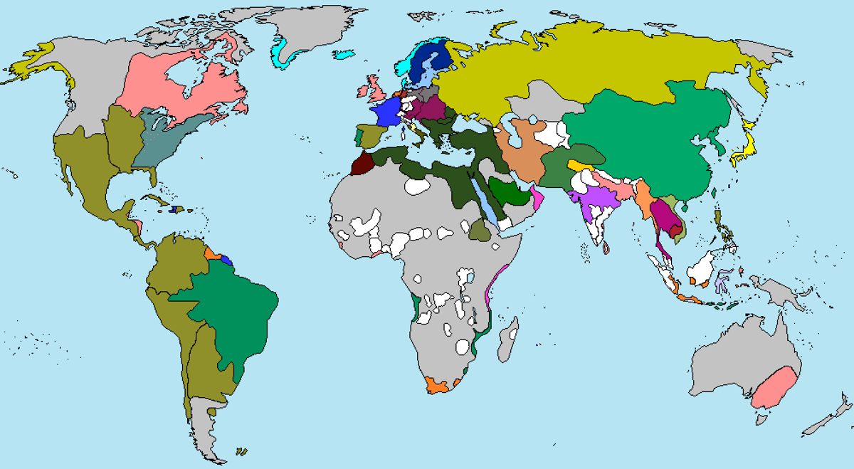 Maps (Second Age of Imperialism Map Game) | Alternative History | Fandom