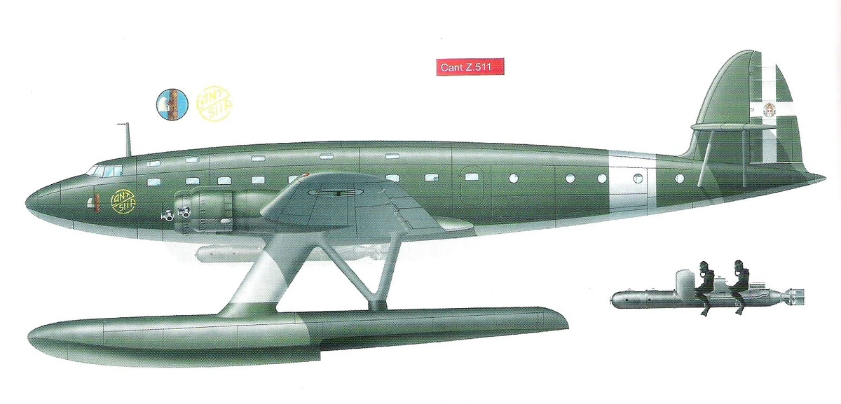 Hidroavion Cant Z511 | Historia Alternativa | Fandom