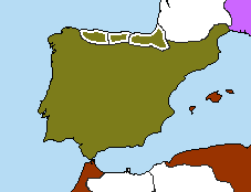 Visigothic Kingdom of Spain (Fall of Constantinople 675AD ...