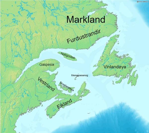Geography of Vinland (A North Atlantic Saga) | Alternative History | Fandom