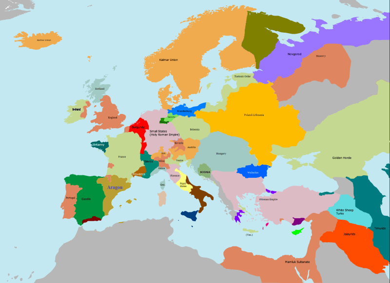 1400-1431 (Imperial Europe Map Game 2) | Alternative History | Fandom