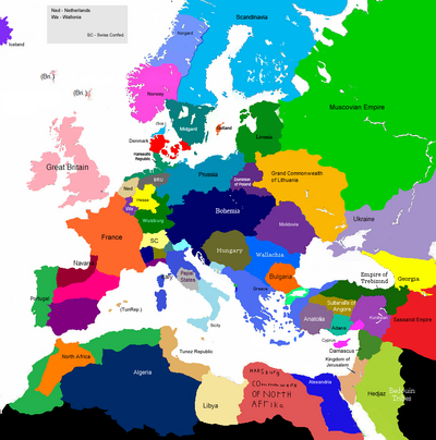 1678-1708 (Europe 1430 Map Game) | Alternative History | Fandom