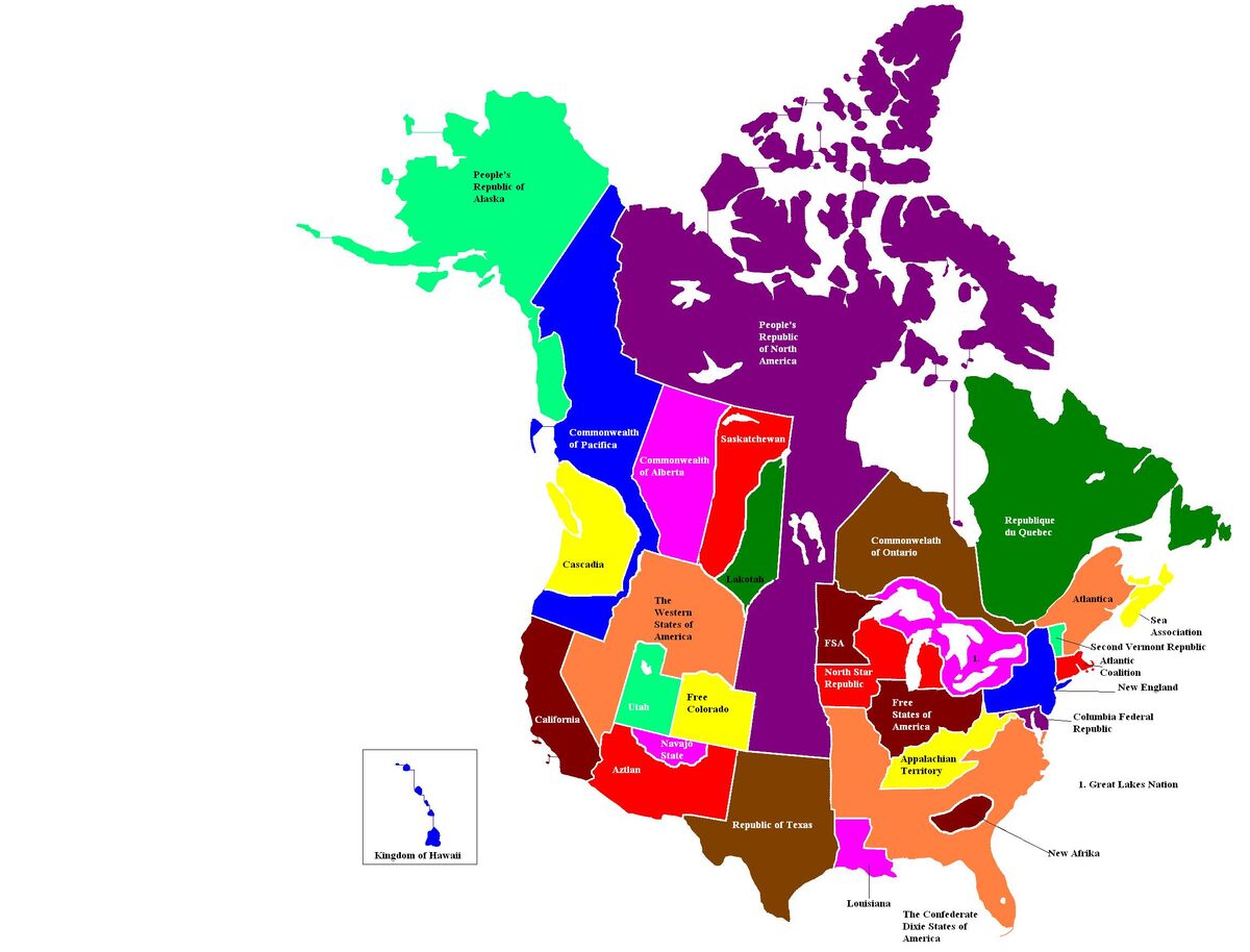 Balkanized North America | Alternative History | Fandom Balkanized North America | Alternative History | Fandom