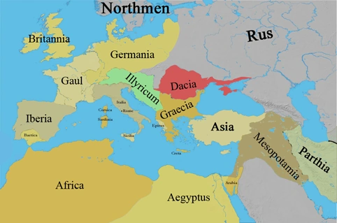 Gaul World Map